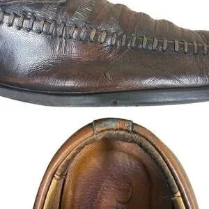 Pilpol | Shoes | Pilpol Derby Shoes Mens 74 Brown Leather Square Toe ...